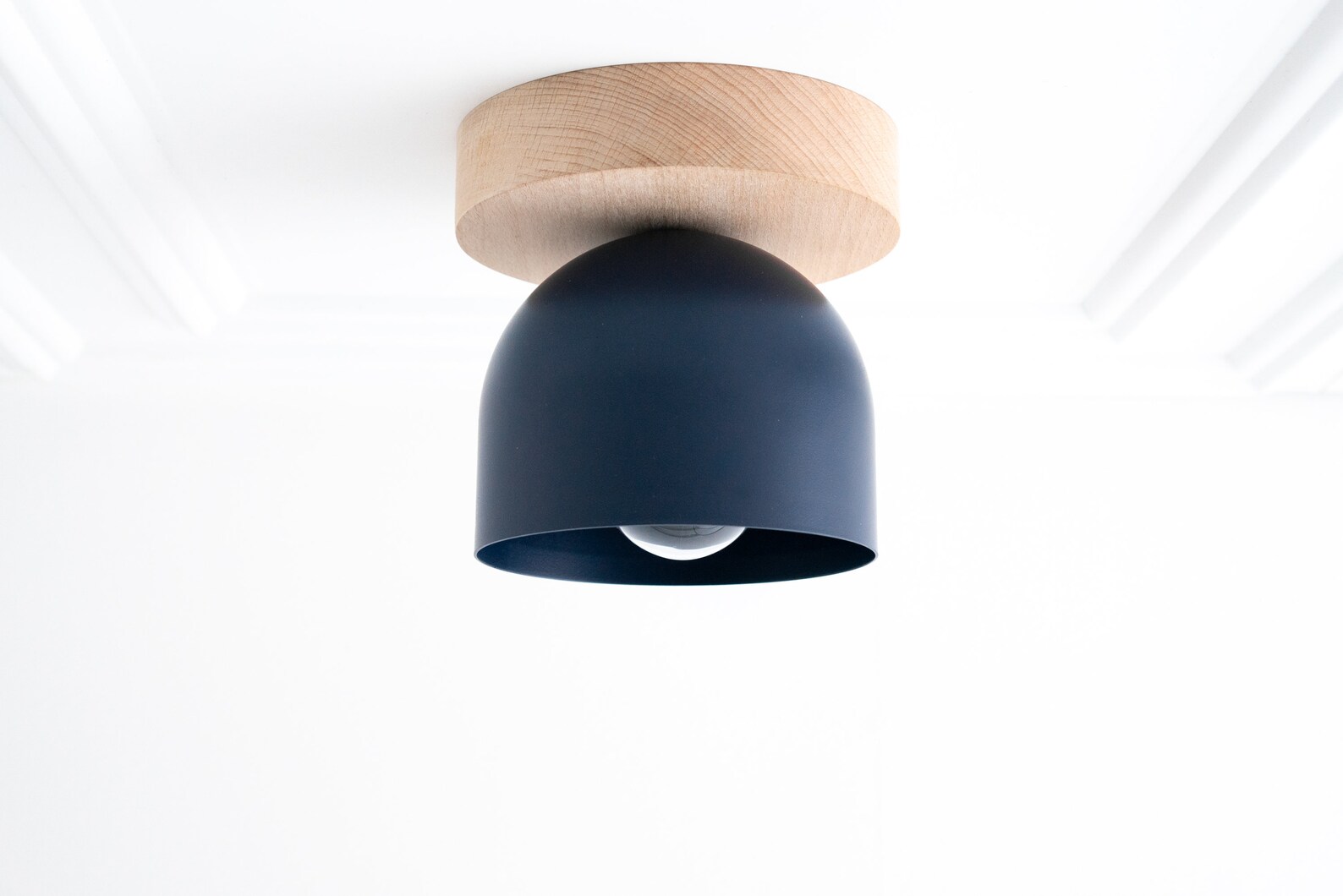 Natural Wood Light Ceiling Light Minimalist Lighting - Etsy