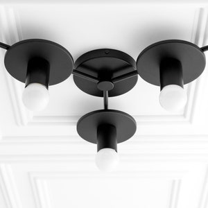 Ceiling Light - Geometric Lighting - 3 Light Ceiling Light - Dining ...