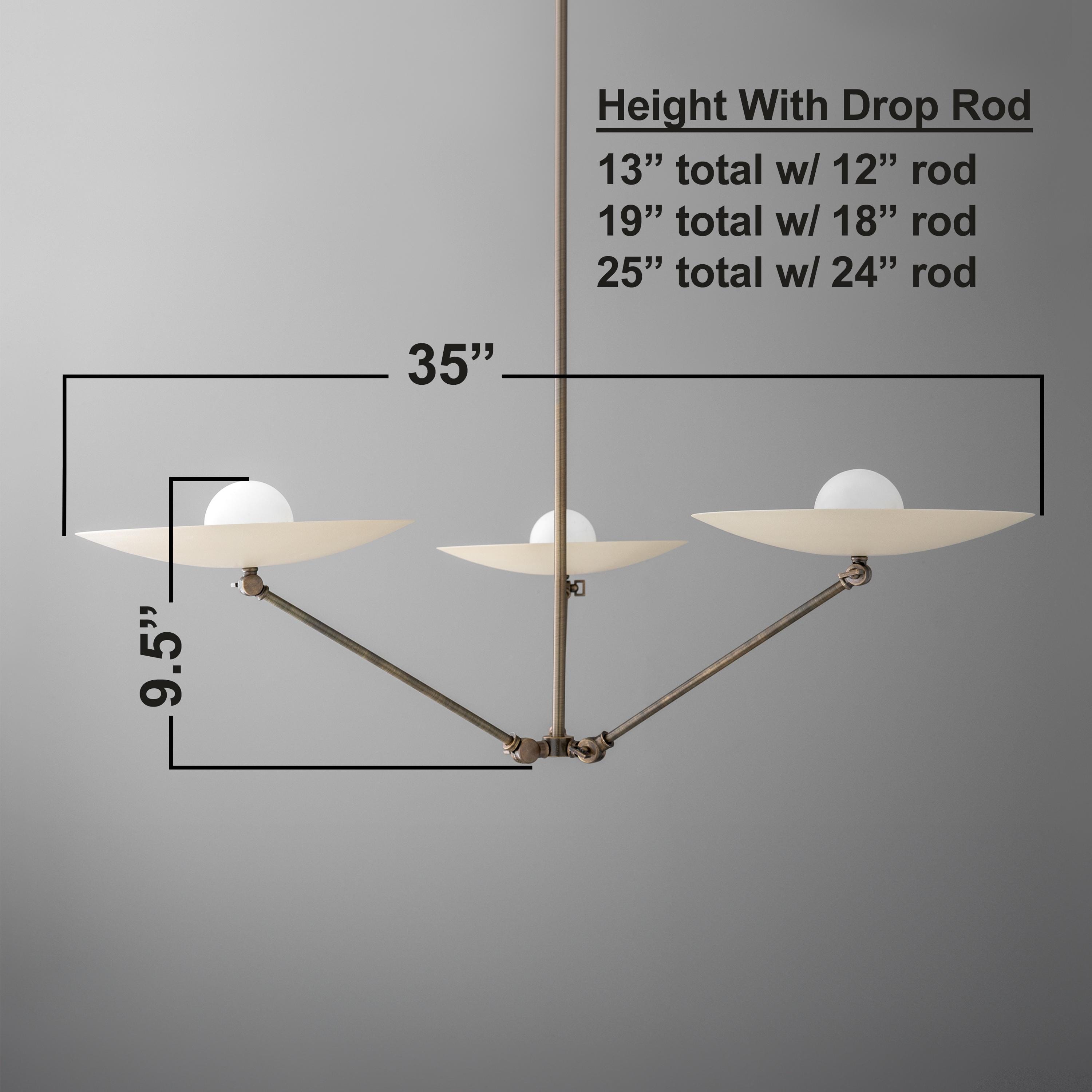 Pointing up - Chandelier Light-antique Brass Light-modern Ceiling Light ...