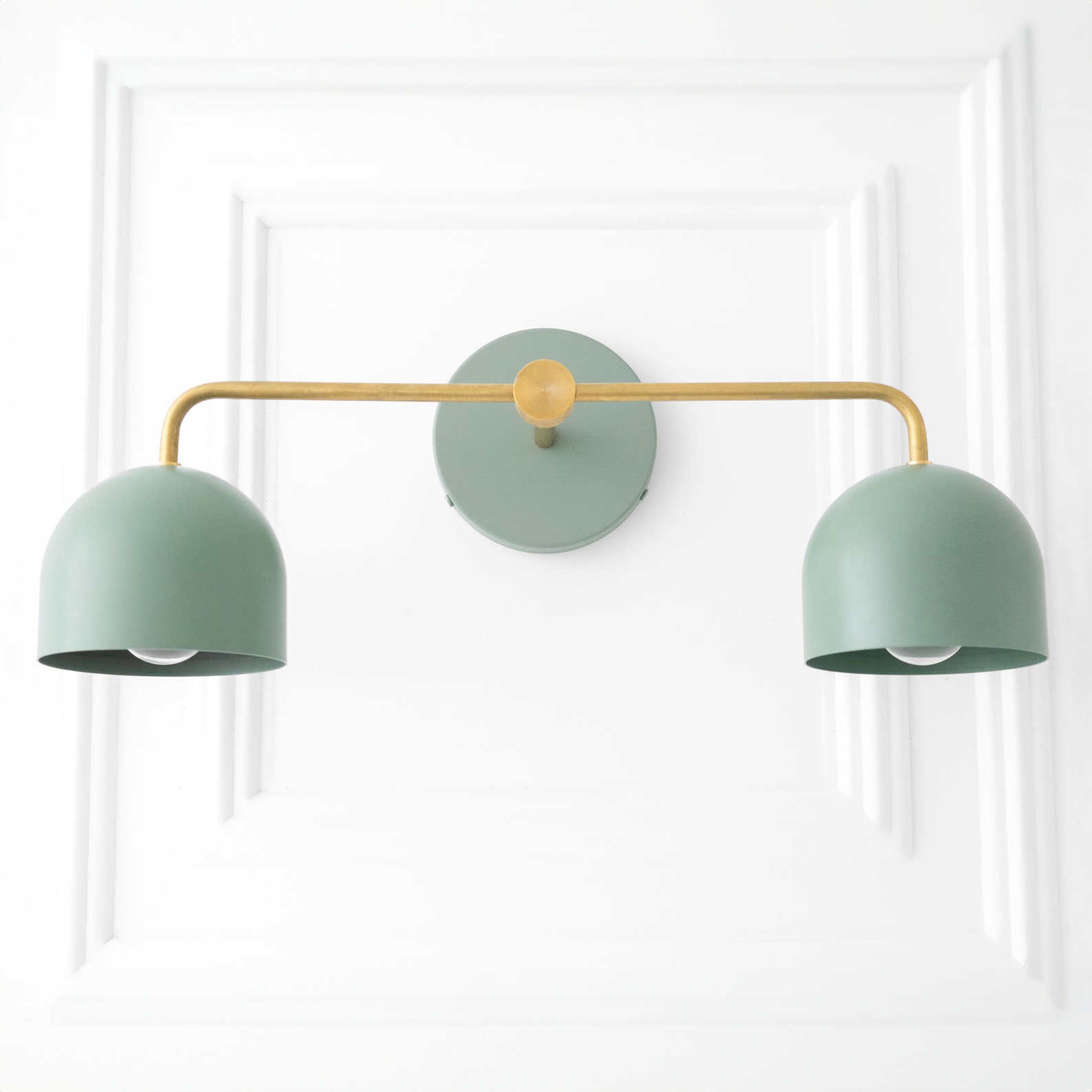 Vanity Light Colored Wall Light Showy Lamp Design Green Sconce Wall ...