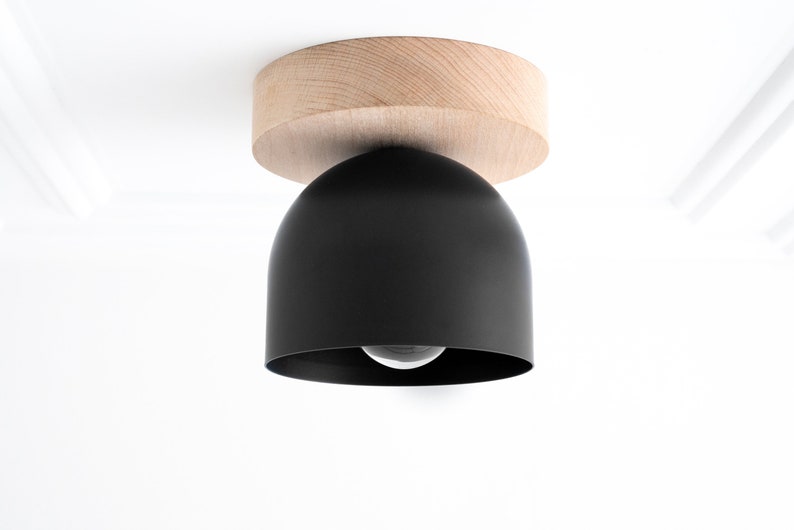 Natural Wood Light Ceiling Light Minimalist Lighting - Etsy