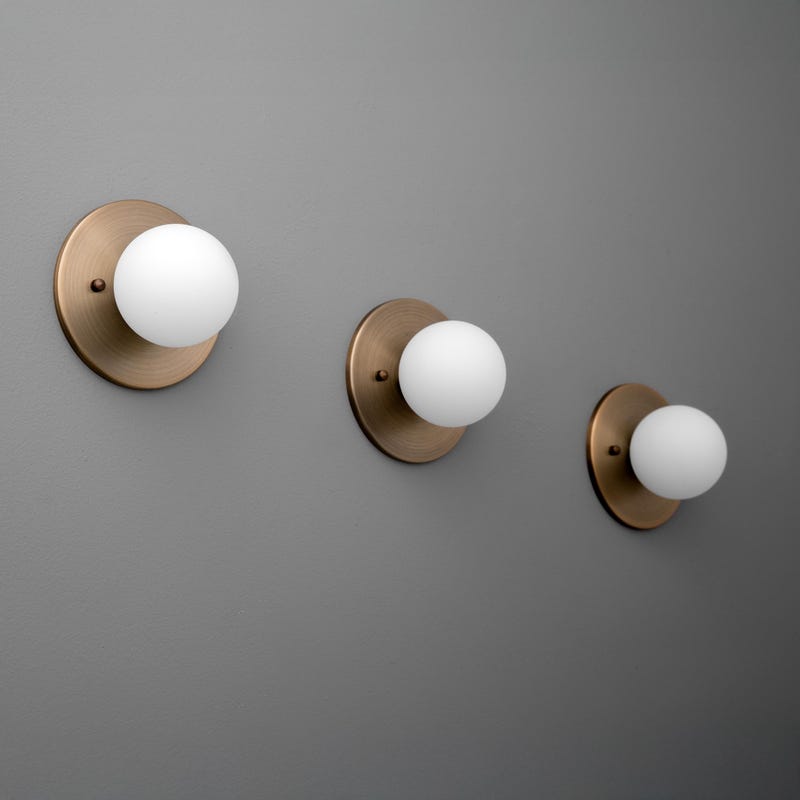 Round Small Sconce - Etsy
