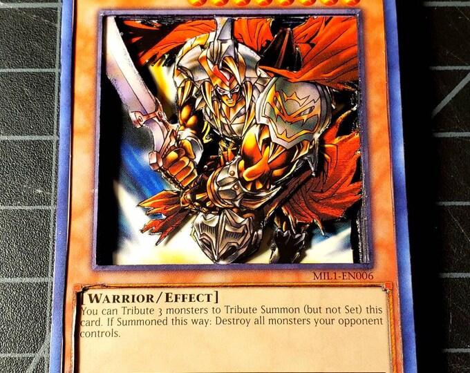 3D Yu-gi-oh Card Gilford the Lightning - Etsy