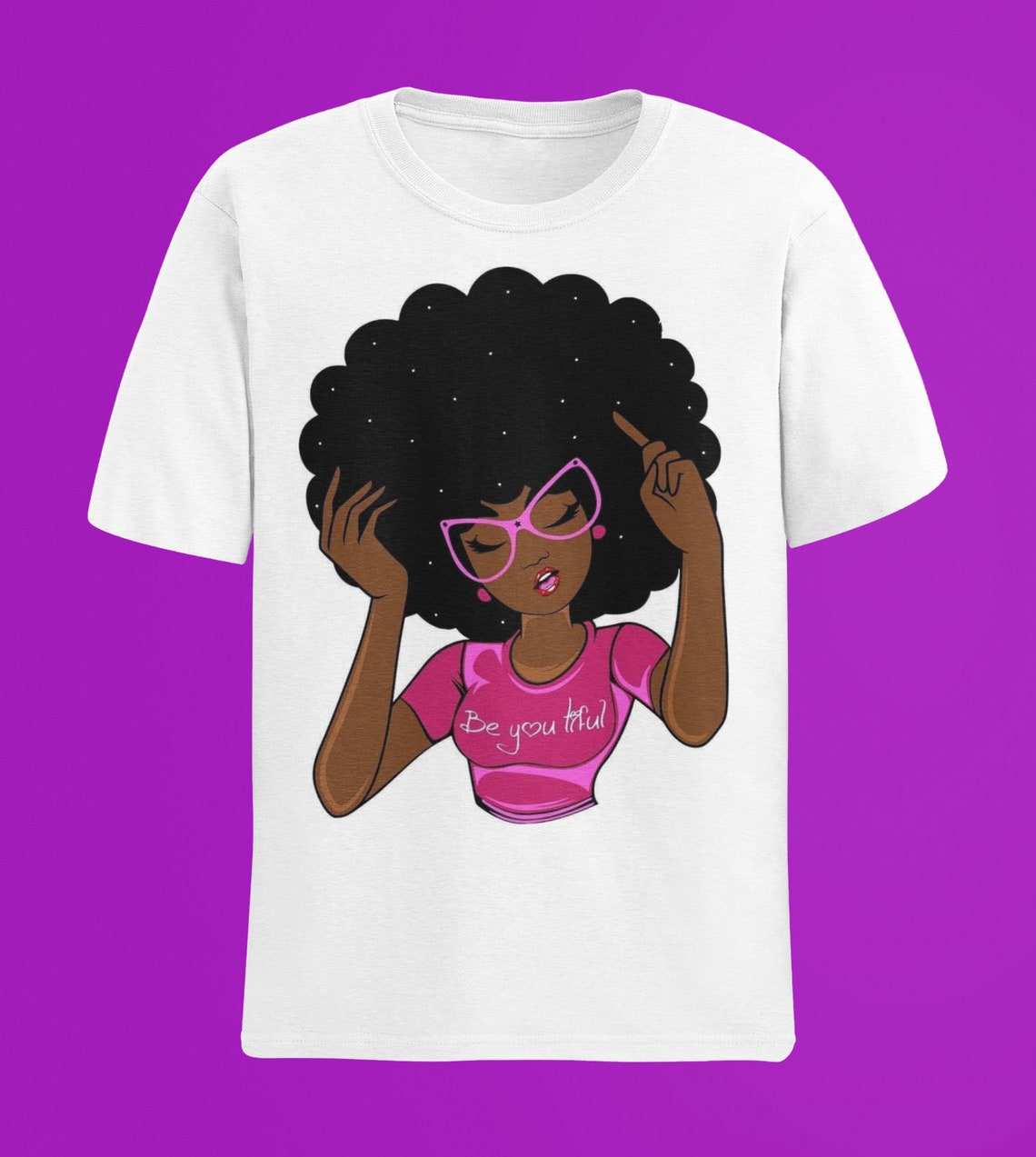Afro Puff Girl - Etsy
