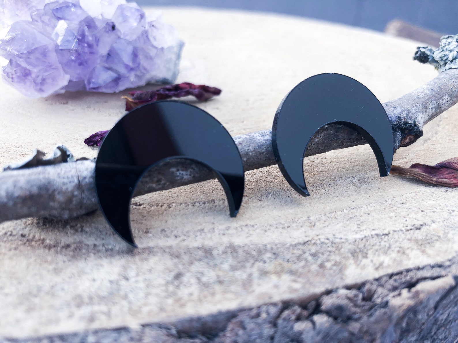 Cursed Stud Earrings Witchcraft Accessories Goth - Etsy