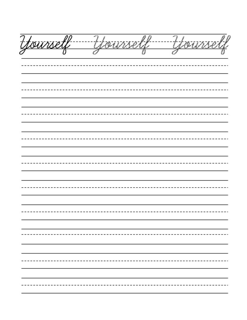Cursive Words and Inspirational Quotes to Practice / 52pages - Etsy
