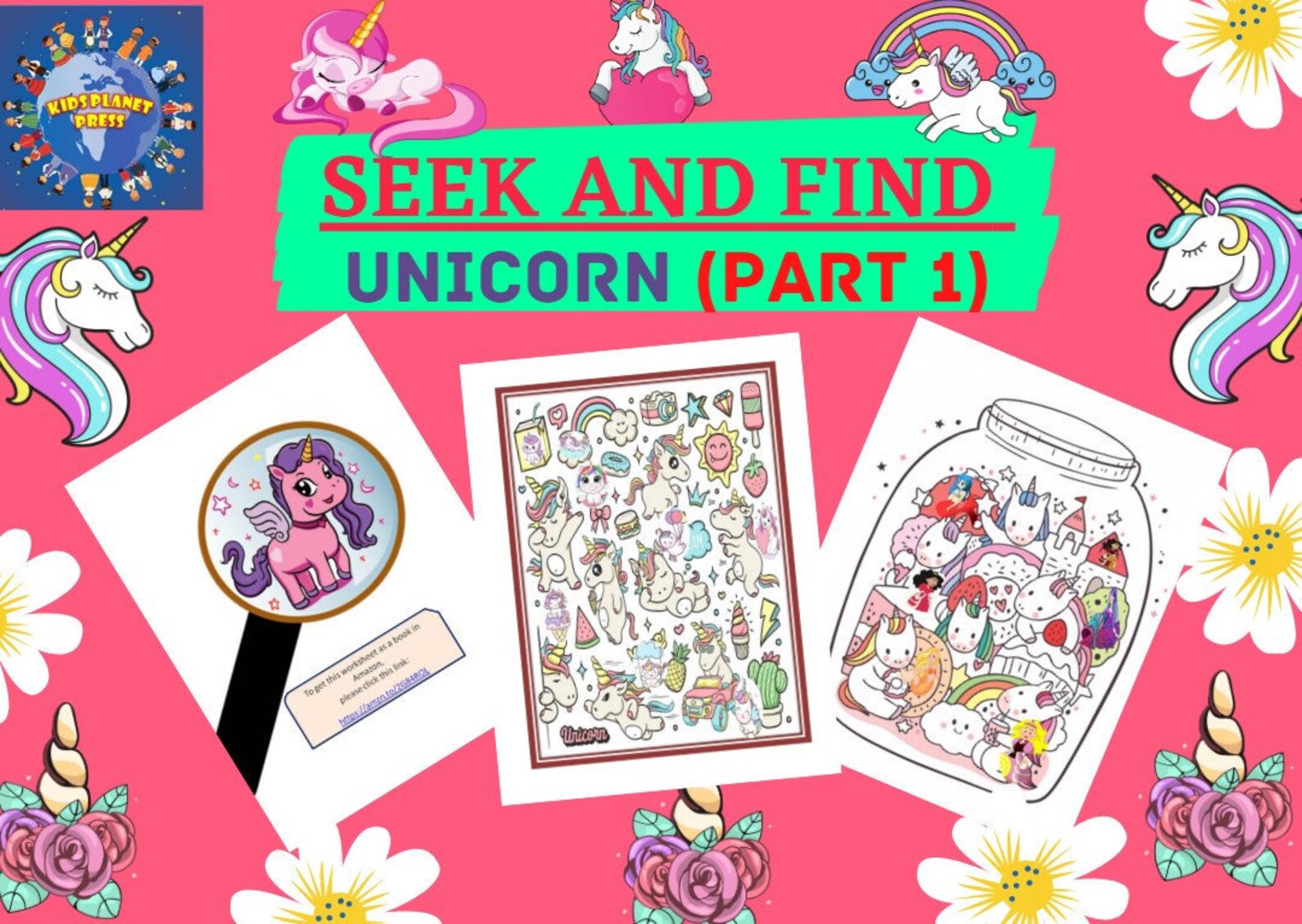 The Worksheets of Seek and Find Unicorn: A Hidden Picture for Kids ...