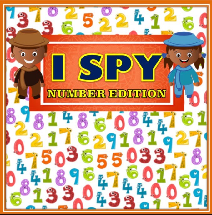 I Spy Number Edition: 40 Pages/ A Fun Number Learning Concept - Etsy