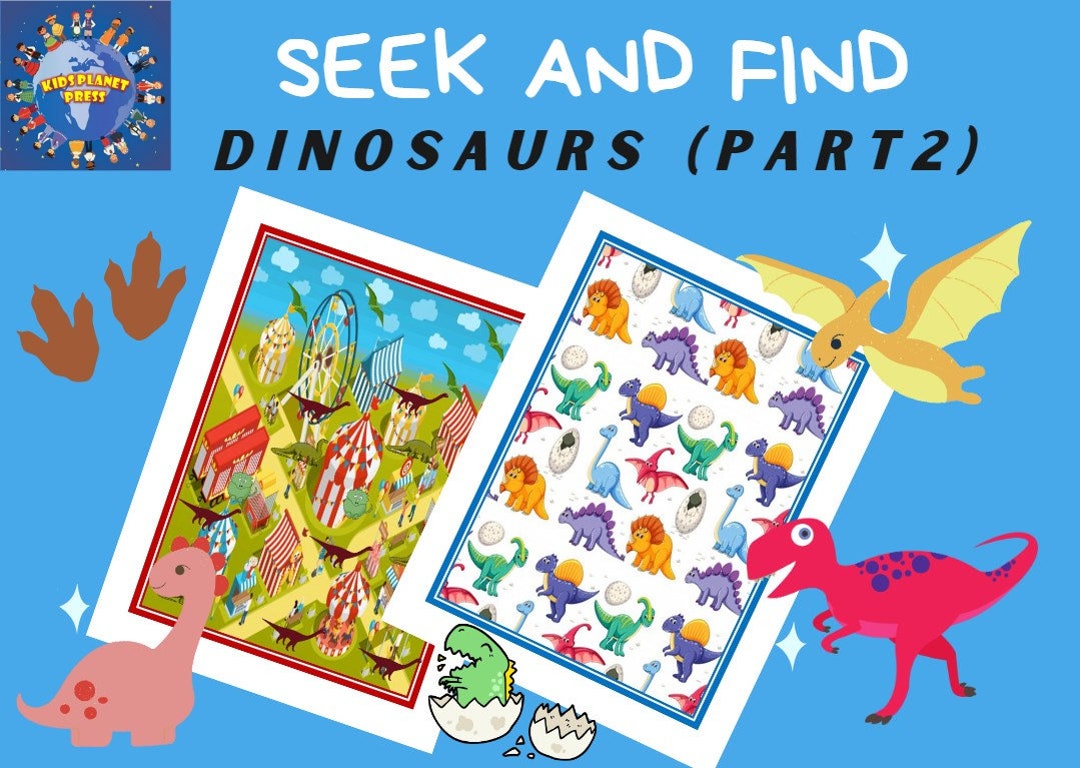 The Worksheets of Seek and Find Dinosaur: A Hidden Picture for Kids ...