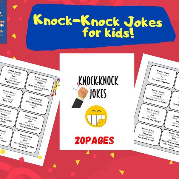 Knock Knock Jokes - Etsy