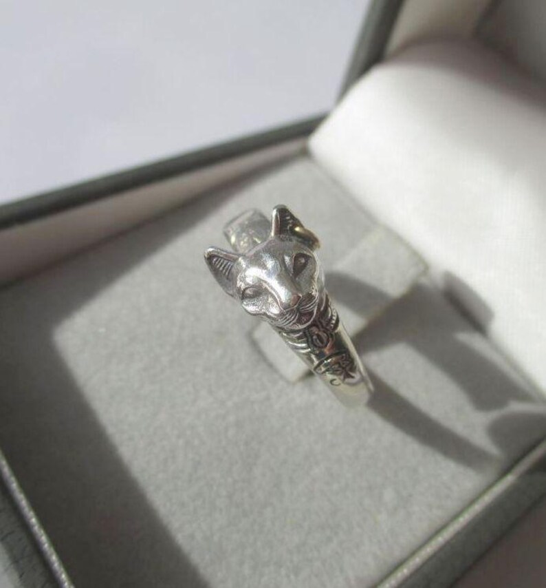 Vintage Zoomorphic Ring by Arthus Bertrand - the Egyptian Cat ...