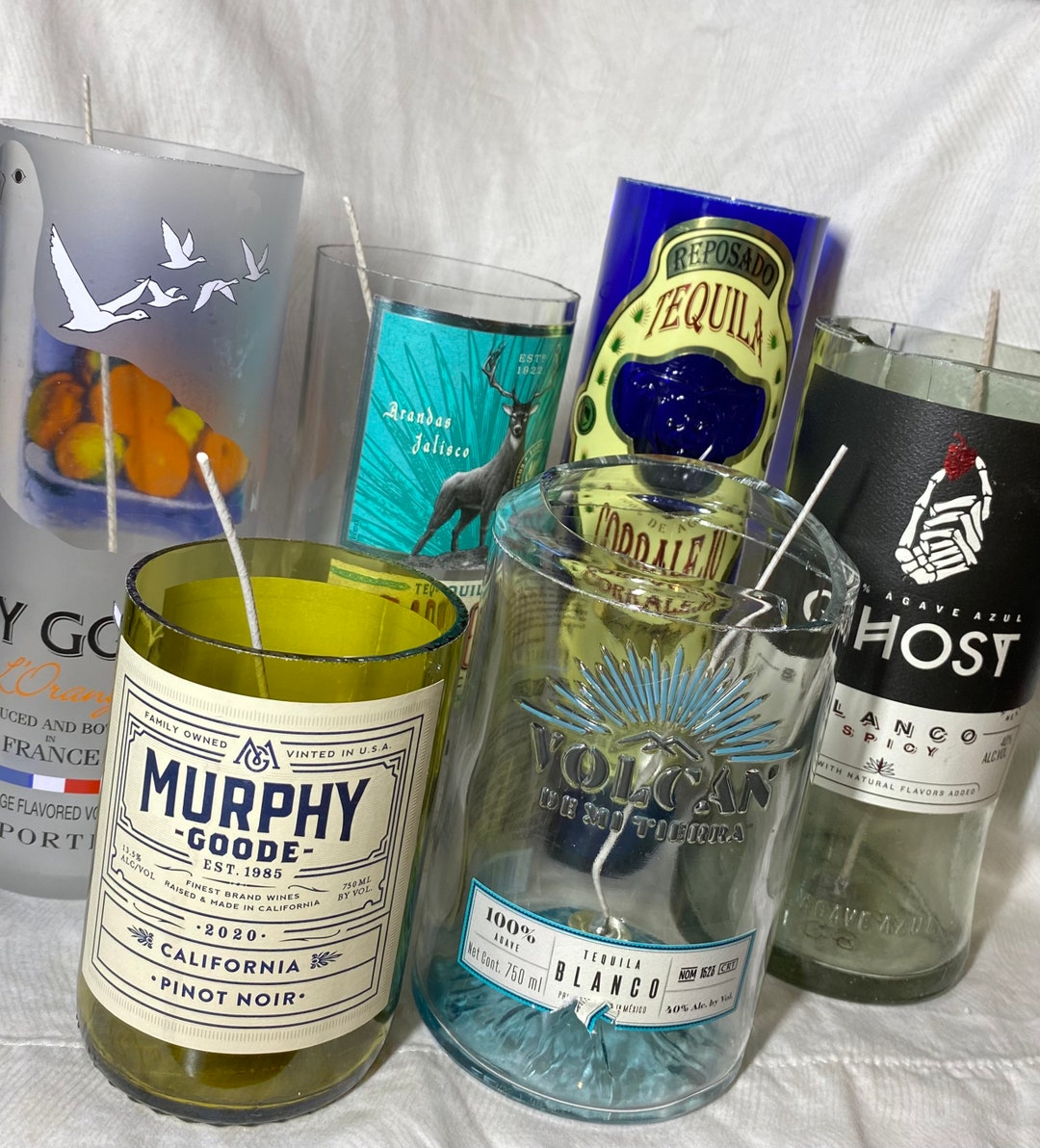 Customizable Liquor Bottle Candles - Etsy