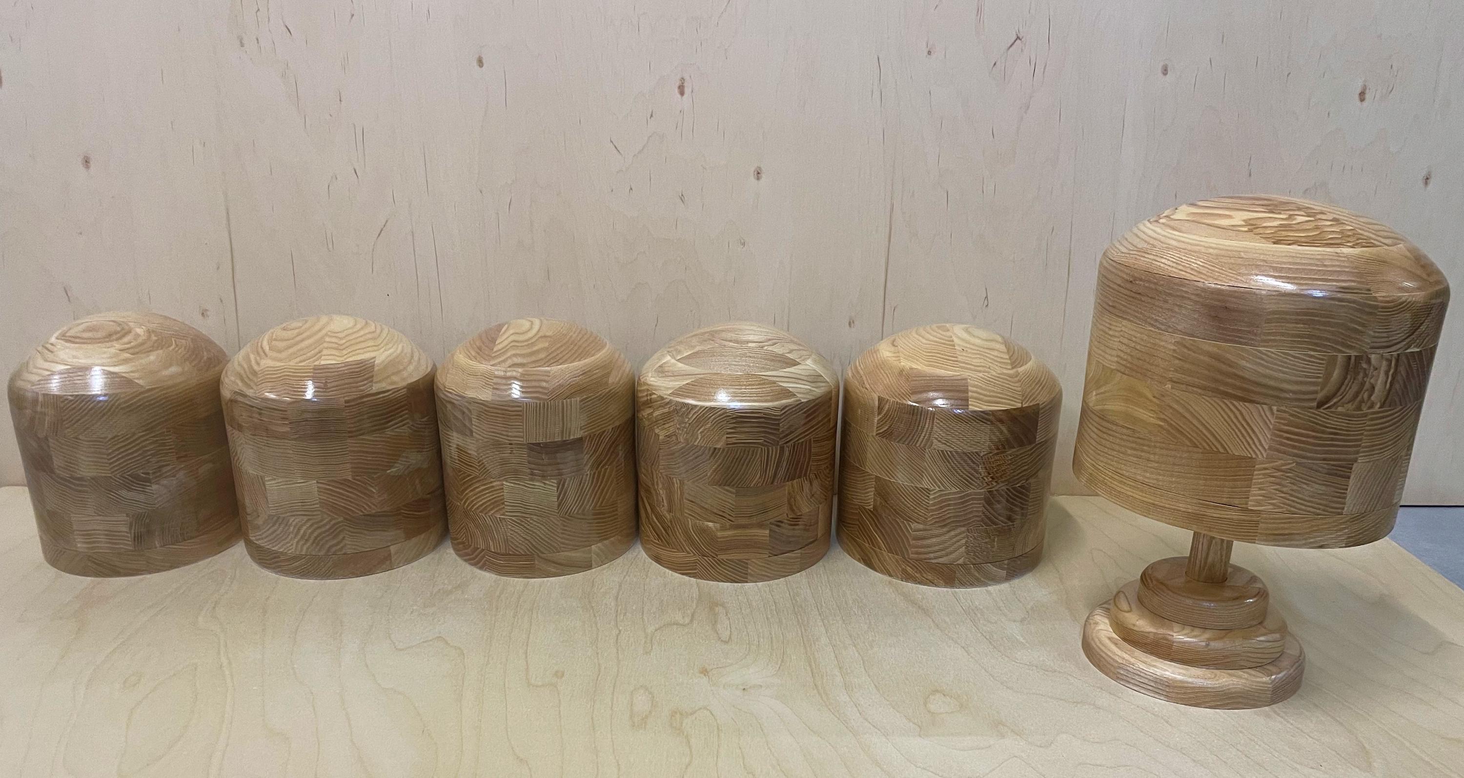 Wooden Hat Block on Stand / Oval Open Crown Hat Block / Hat Making ...