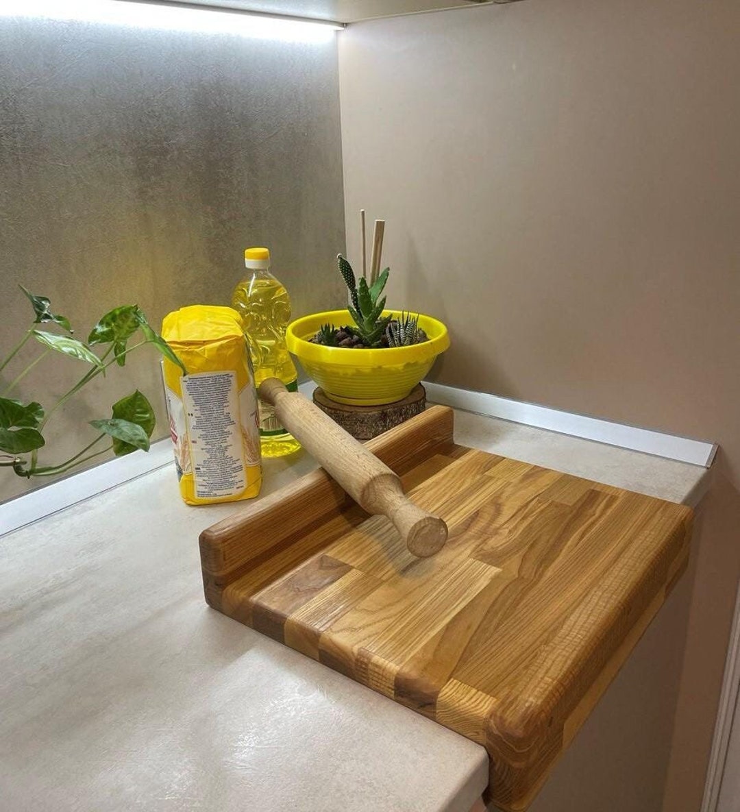 Dough Board 40x33cm 15.75x13 Pastry Board Breadmaking Wood Kneading ...