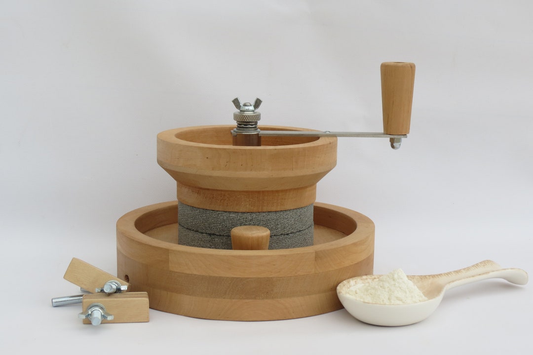 Flour Mill Hand Mill With Stone Millstones Flour Grinder for Miller - Etsy