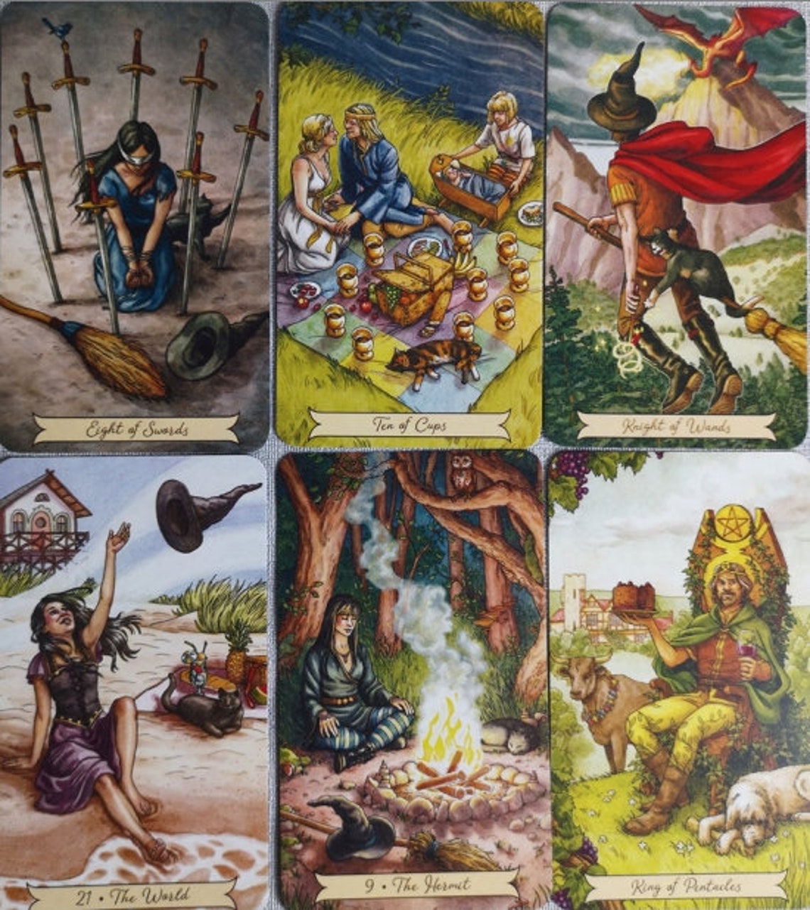 Tarot Witch Every Day Tarot Cards Tarot Deck Associative | Etsy