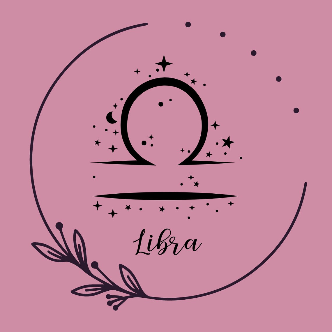 Libra SVG File - Etsy