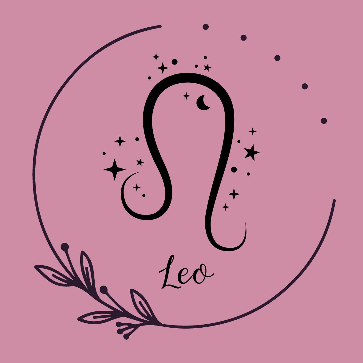 Leo SVG File - Etsy