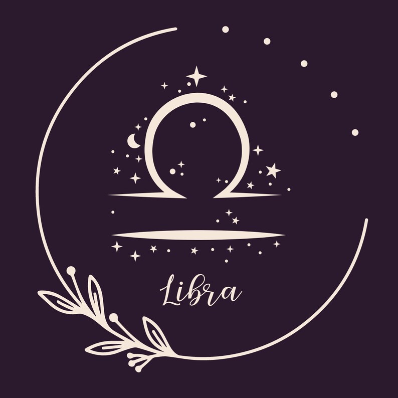 Libra SVG File - Etsy