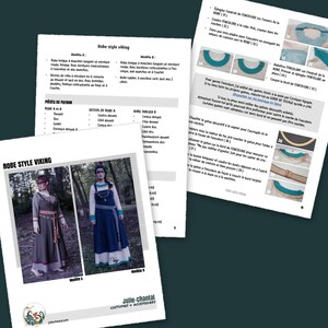 BUNDLE VIKING : Sewing Pattern - Viking Style Dress + Viking Style ...