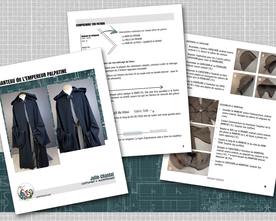 Sewing Pattern Emperor Palpatine Costume Downloadable PDF | Etsy