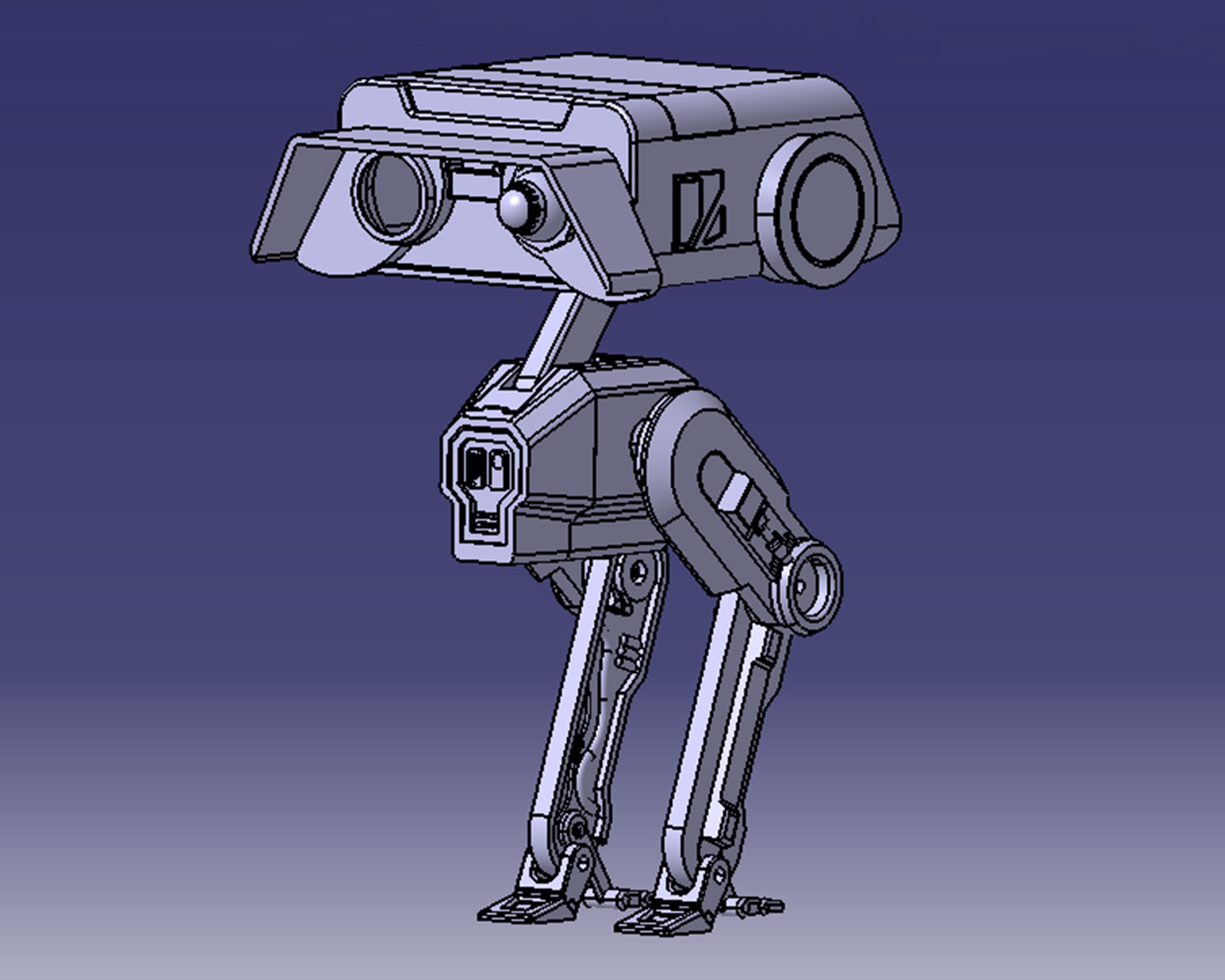 3D Print File Buddy Droid Model BD1 STL File - Etsy