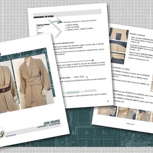 Sewing Pattern Jedi Style Tunic Only Downloadable PDF File - Etsy