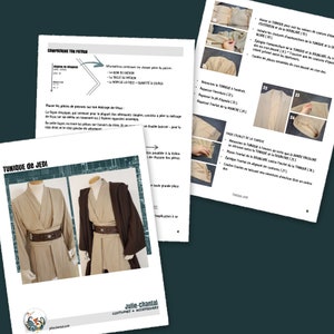 Sewing Pattern, Jedi Style Tunic Only, Downloadable PDF File FR + EN - Etsy
