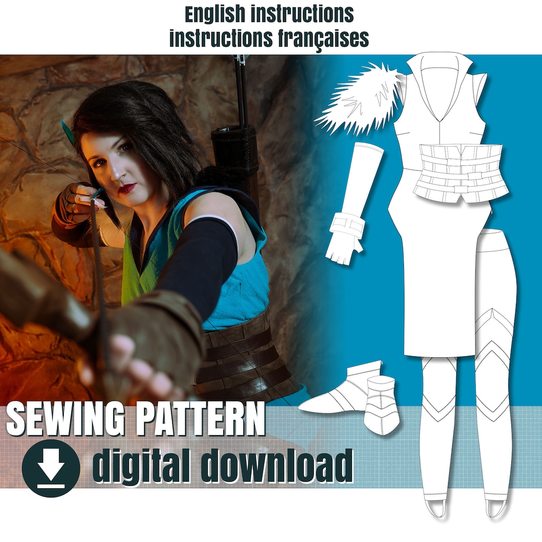 Sewing Pattern, Ranger Costume, Downloadable PDF File, FR+EN - Etsy