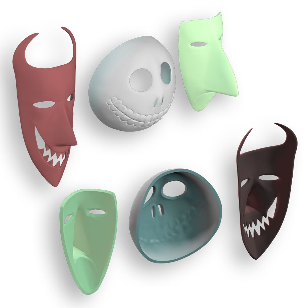 3D Print Files: Lock, Shock and Barrel Masks, STL Files - Etsy