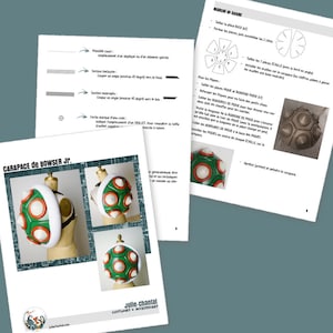 Eva Foam Pattern, Spike Turtle Shell, Mario, Downloadable PDF, FR + EN ...