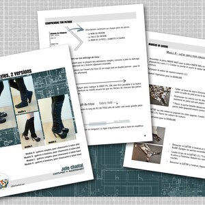 Sewing Pattern Gaiters 4 Different Models Downloadable PDF - Etsy