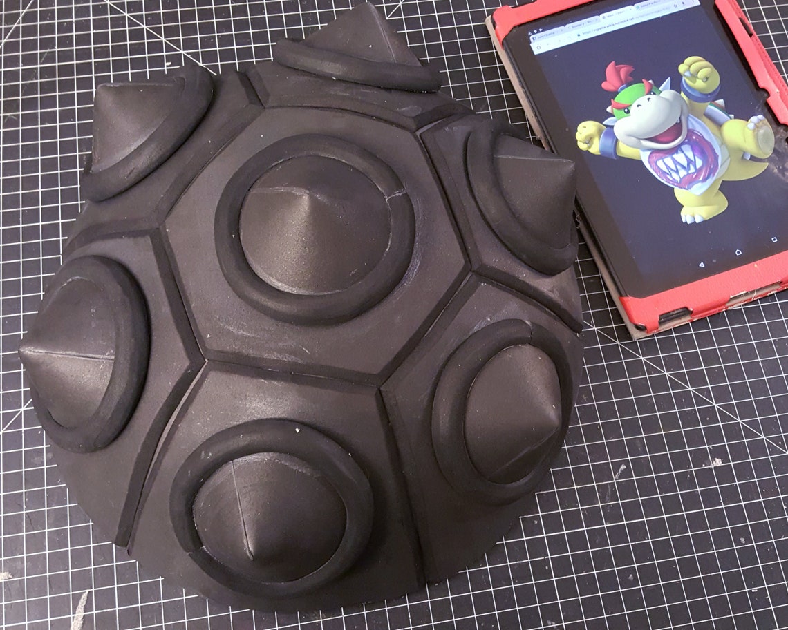 EVA Foam Pattern Spike Turtle Shell Mario Downloadable PDF - Etsy