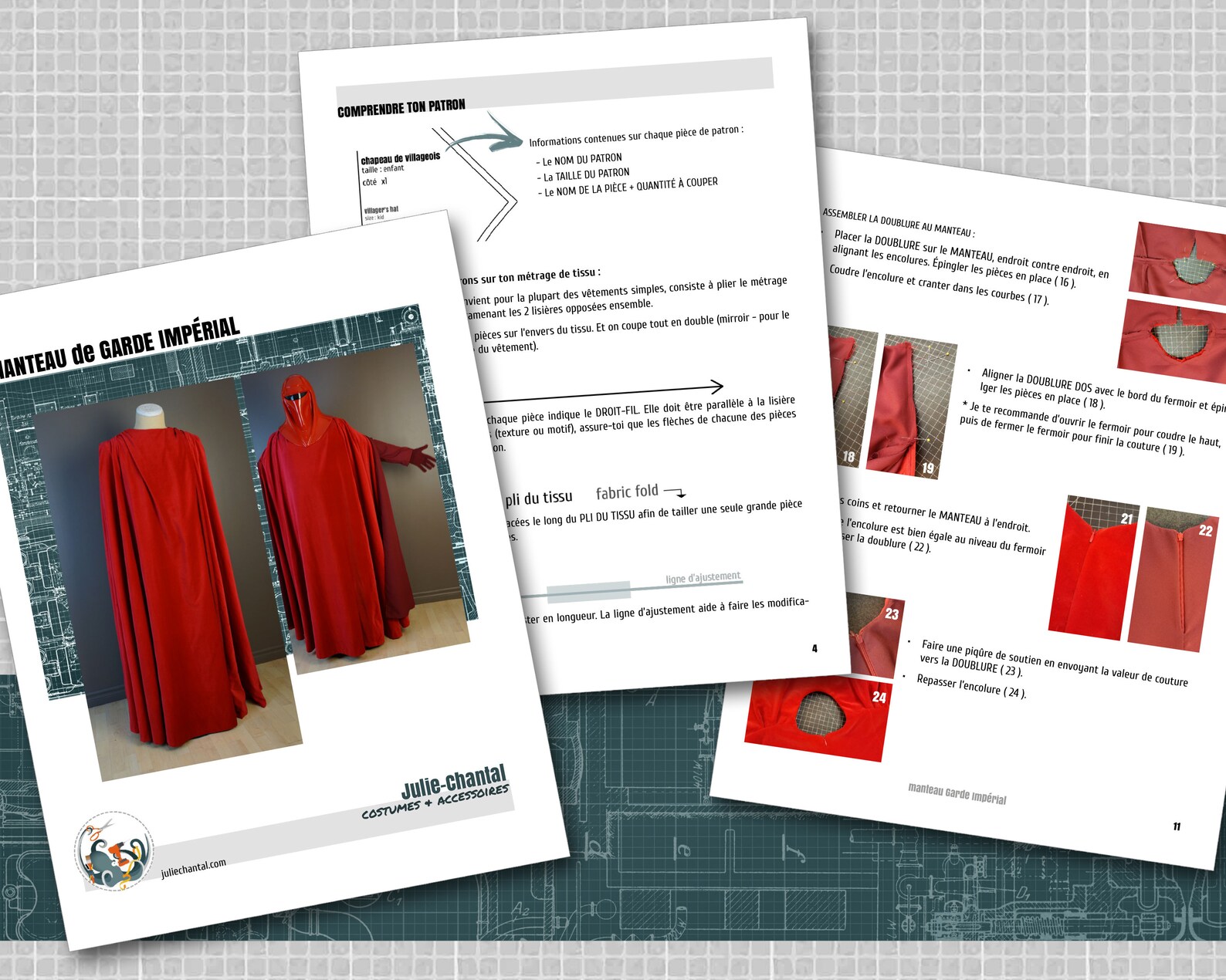 Sewing Pattern Imperial Guard Costume Downloadable PDF File - Etsy