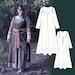 Sewing Pattern, Viking Style Dress, 2 Dresses + 2 Different Over ...
