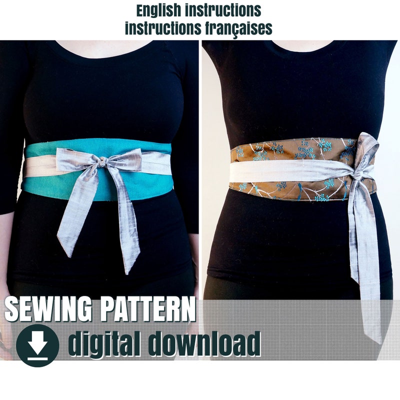 Obi Belt Pattern - Etsy
