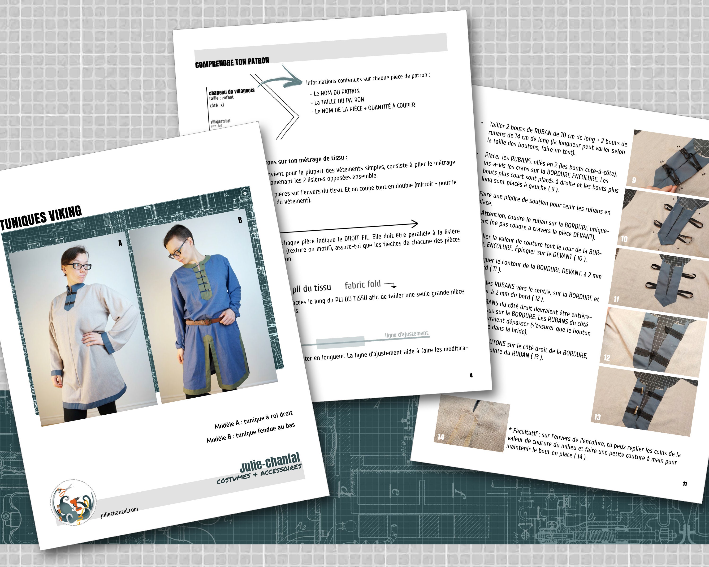Sewing Pattern Viking Style Tunic 2 Different Models - Etsy