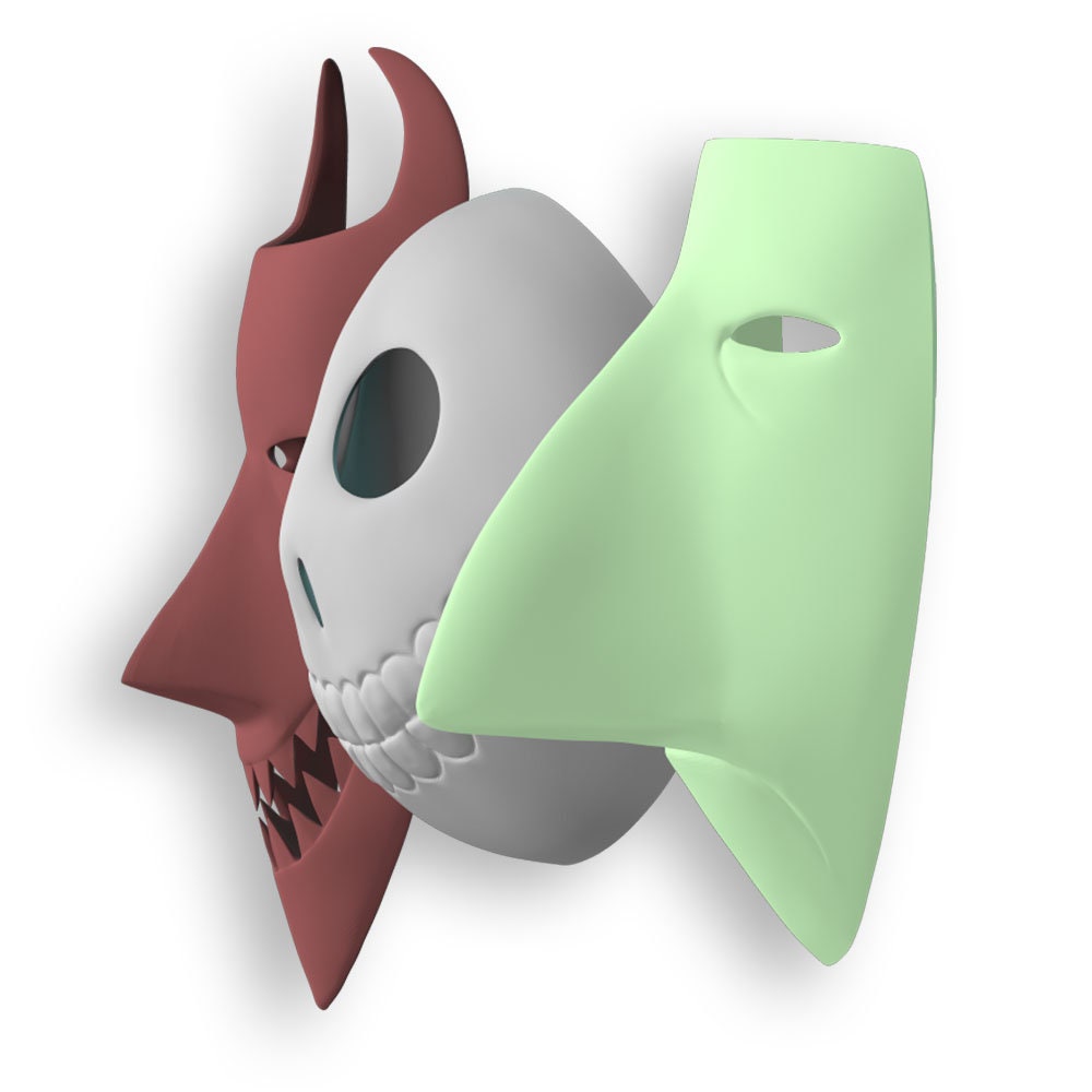 3D Print Files: Lock, Shock and Barrel Masks, STL Files - Etsy