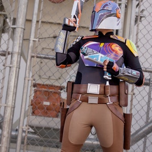 Eva Foam Pattern: Sabine Wren Belts, Downloadable Pattern + Bonus STL ...