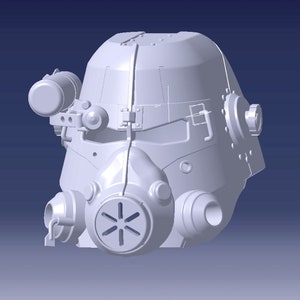 3D Print File, T-45 Power Armor Helmet From Fallout 4, STL File - Etsy