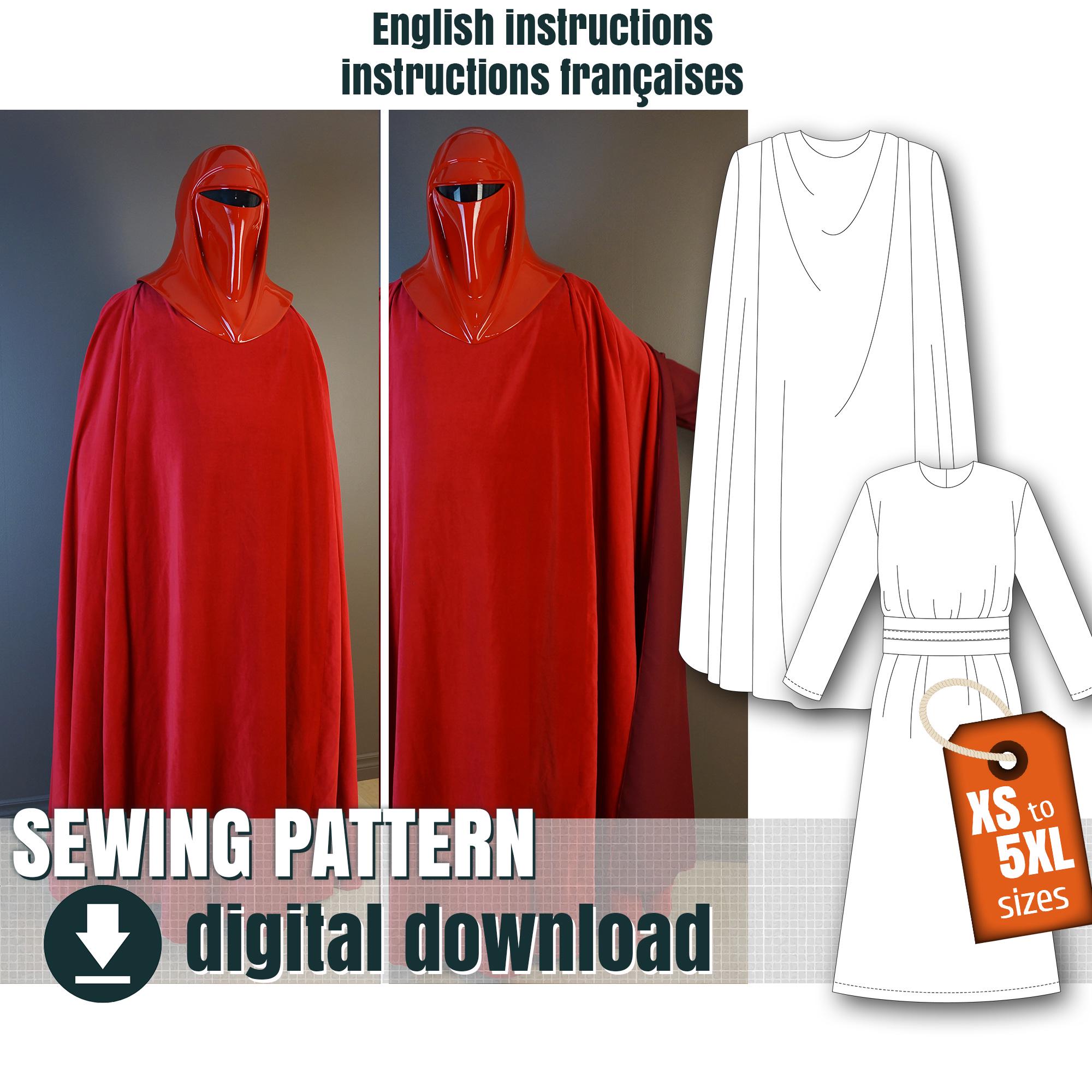 Sewing Pattern, Imperial Guard Costume, Downloadable PDF File FR + EN ...
