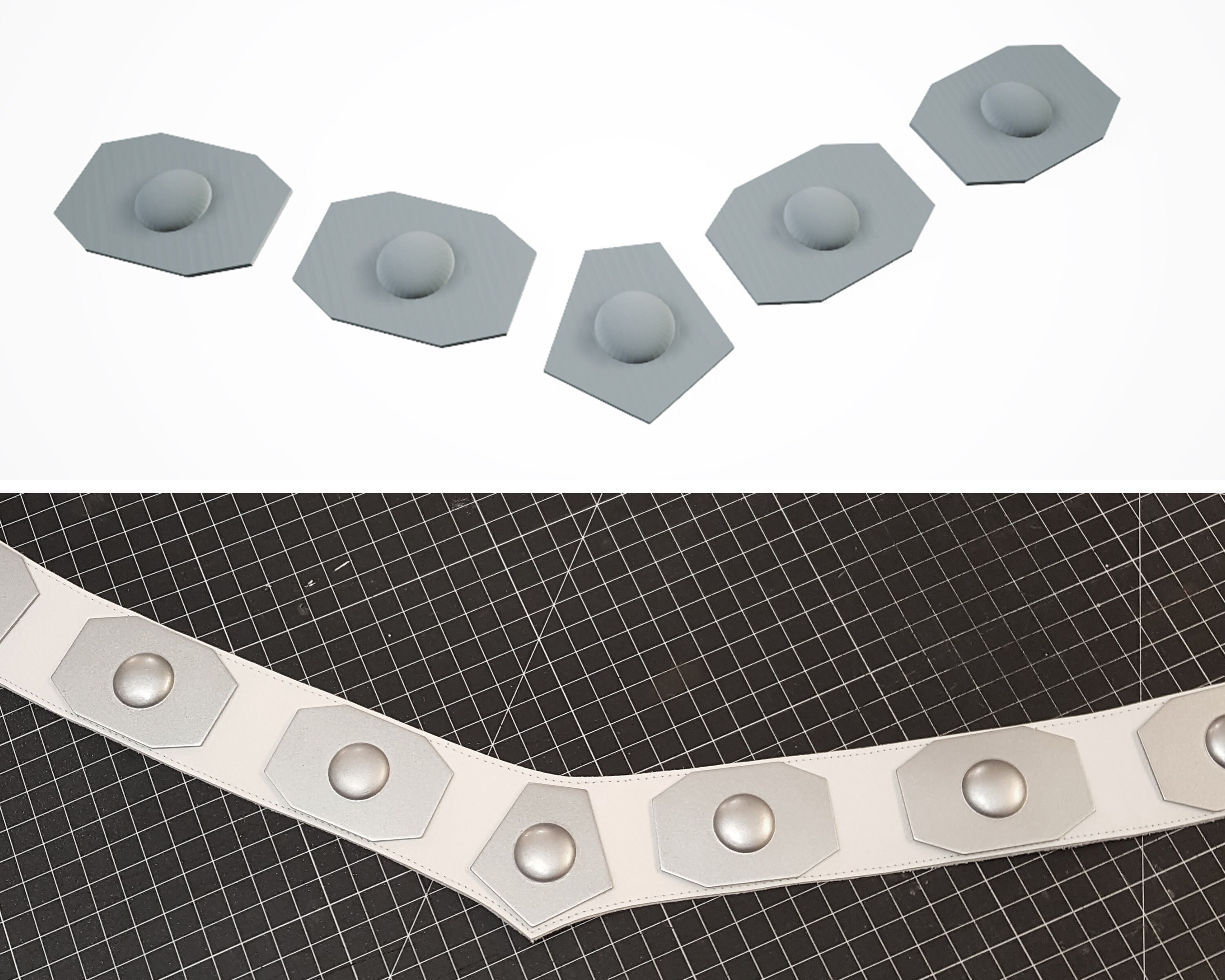 3D Print File Leia Decorative Belt Plates STL File Bonus | Etsy