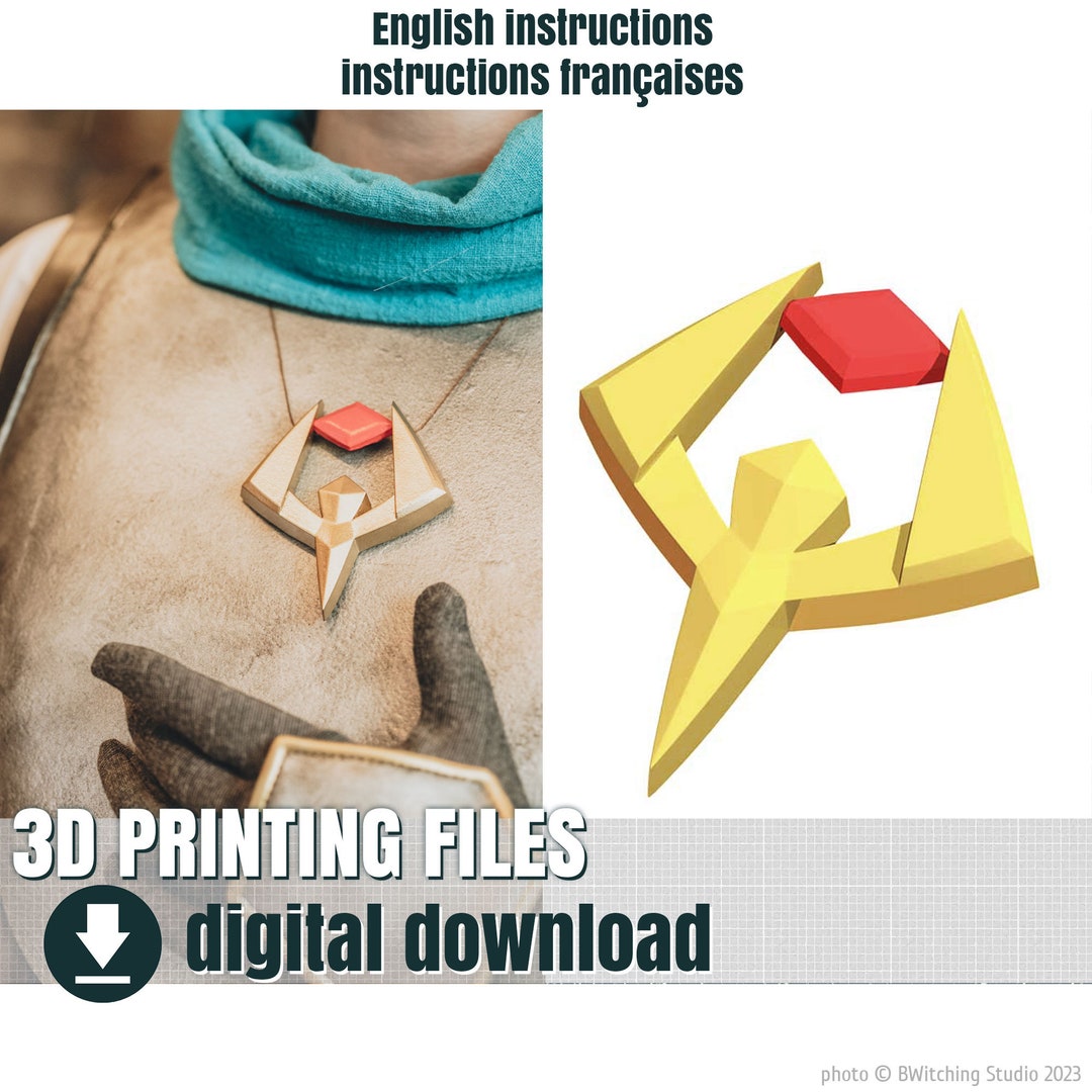 3D Print File, Pike Trickfoot's Everlight Pendant, STL File - Etsy