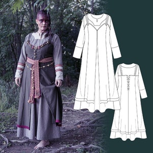 BUNDLE VIKING : Sewing Pattern - Viking Style Dress + Viking Style ...