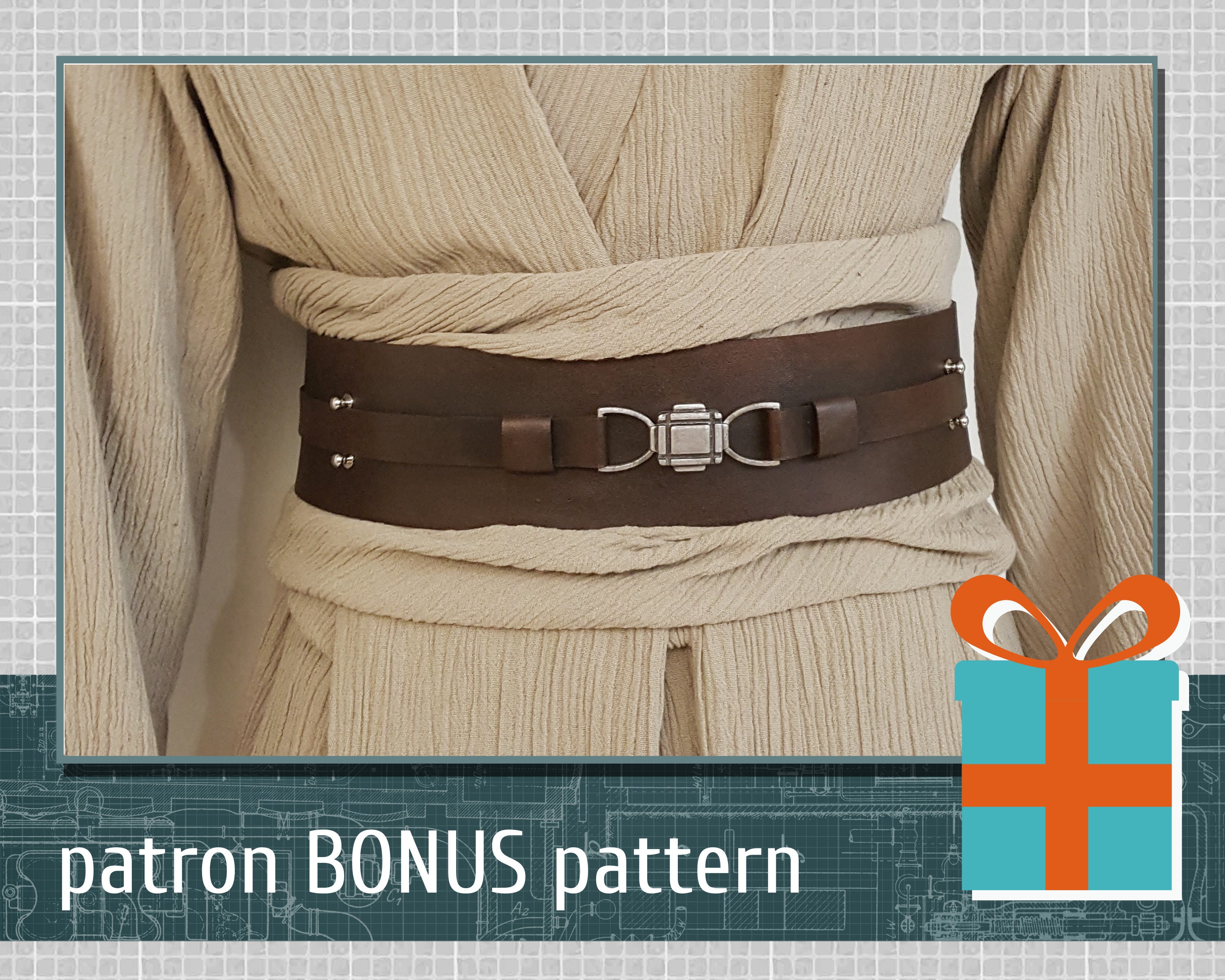 3D Print File Jedi Belt Buckle STL File PDF Pattern Jedi - Etsy