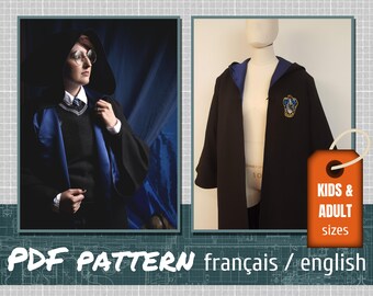 Wizard Robe Sewing Pattern - Etsy