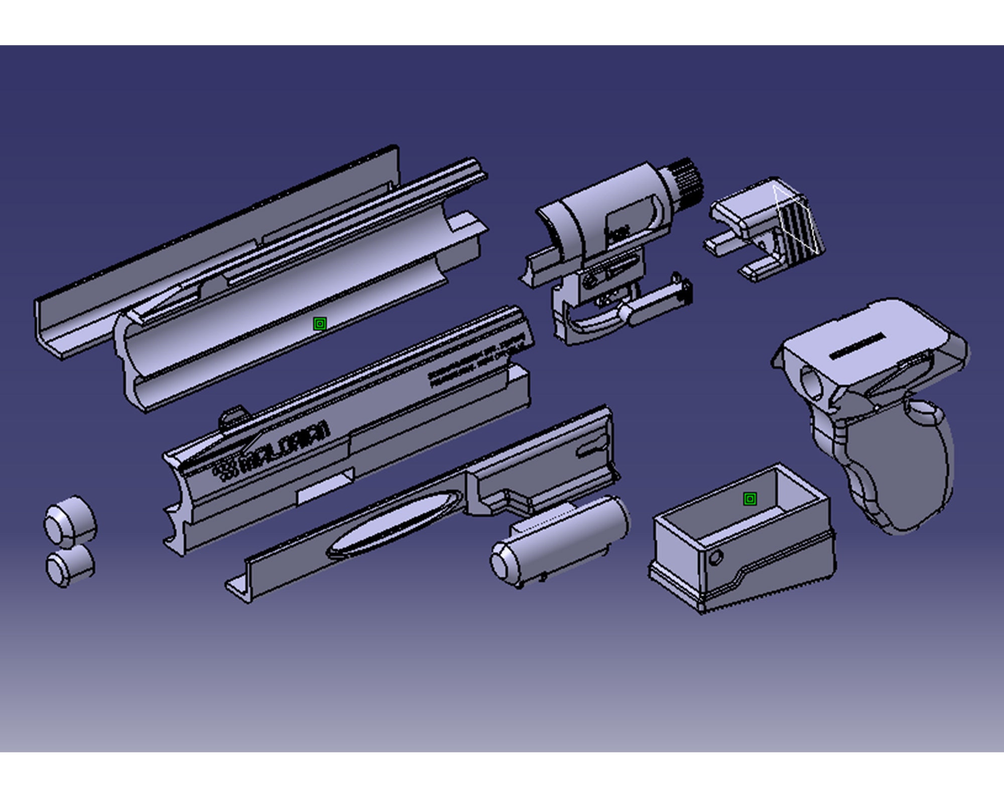 3D Print File Johnny Silverhand Pistol From Cyberpunk STL - Etsy Canada