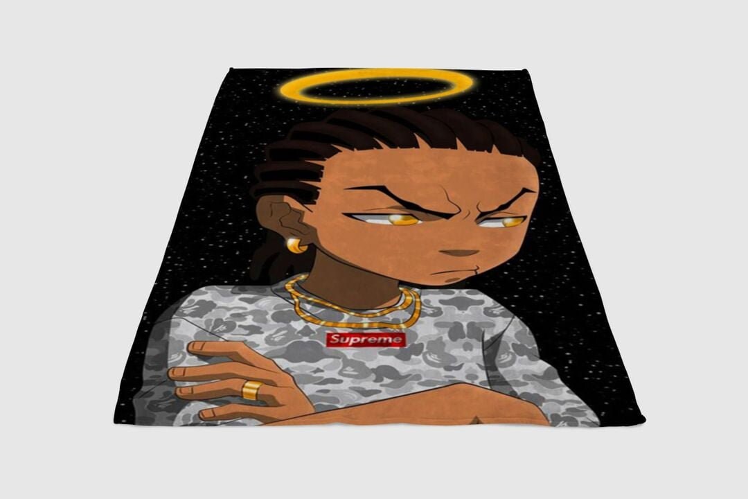 Boondocks Riley Backgrounds Fleece Blanket Sherpa Blanket - Etsy
