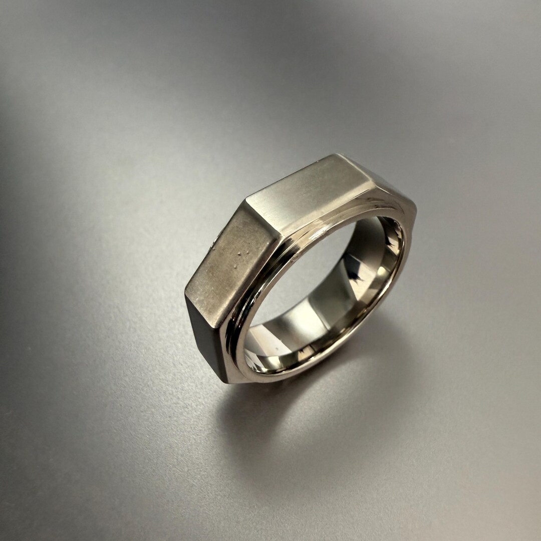 Octagon Hardware Ring - Etsy