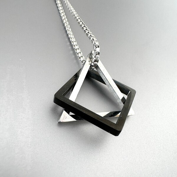 Triangles Necklace - Etsy
